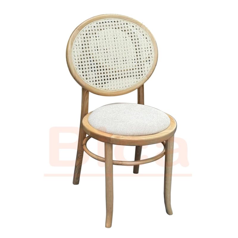 Ghế thonet tựa mây tròn - Nội thất Bica